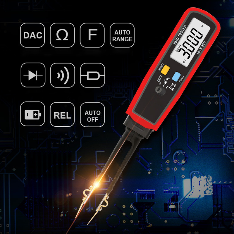 6000 Counts Digital SMD Tester with Auto Range – gbbpy
