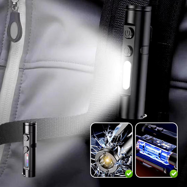 Rechargeable & Magnetic Mini Keychain Flashlight – gbbpy